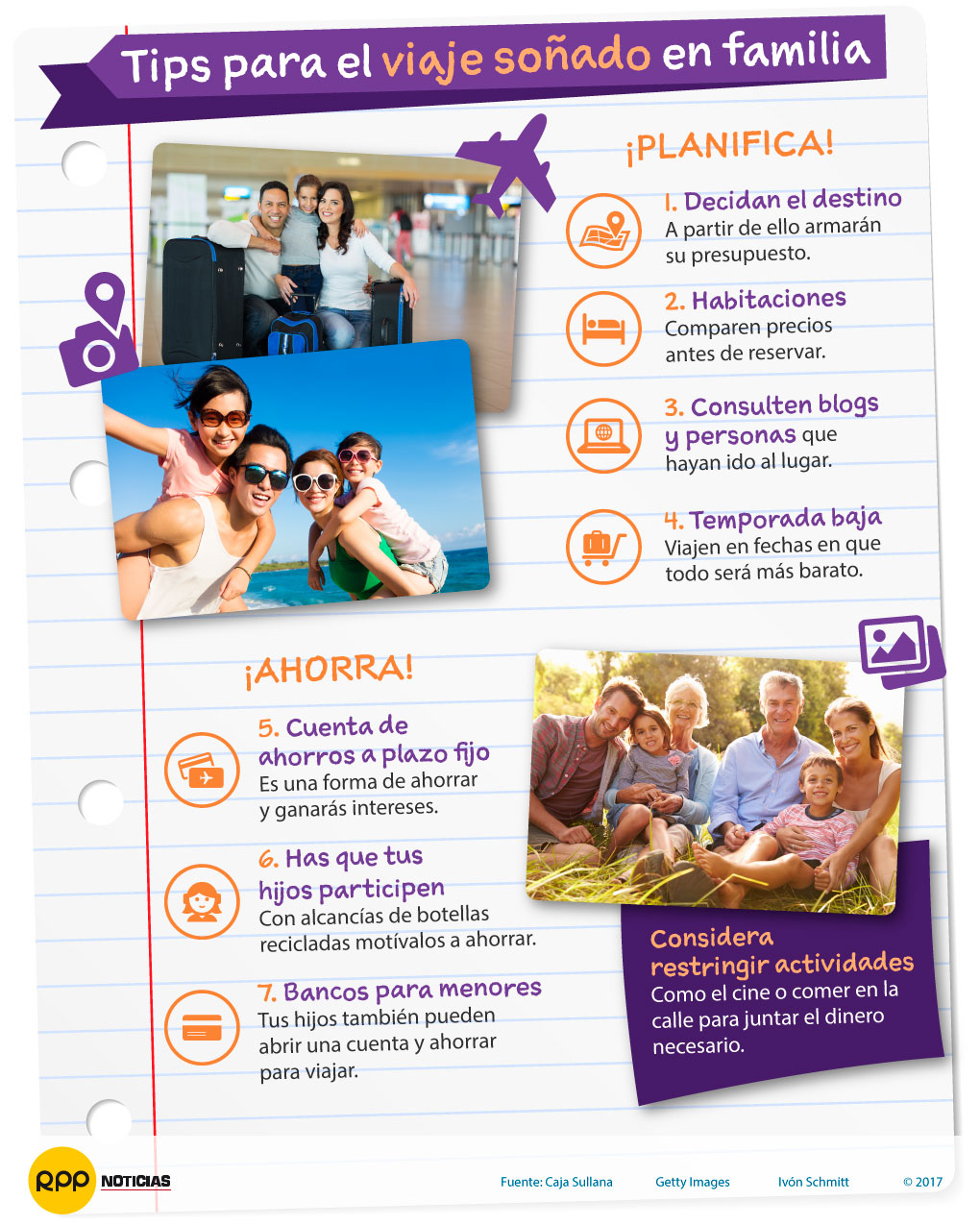 Consejos de ahorro para el viaje soñado en familia | RPP Noticias