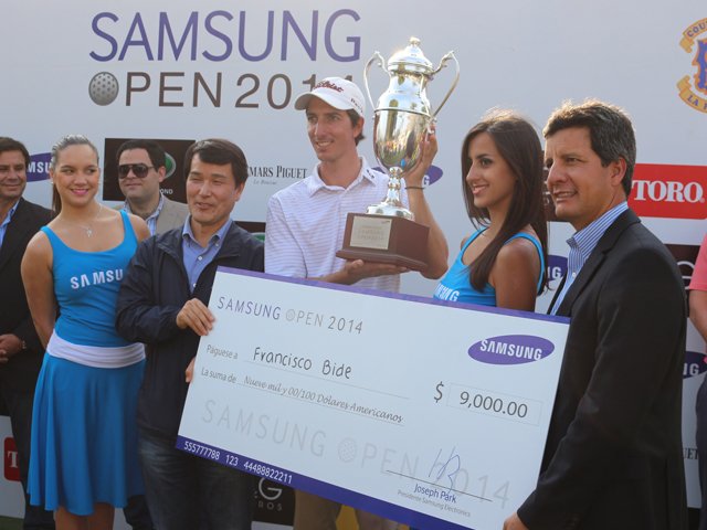 Golf Open Samsung 2014 llegó a su fin con triunfo de Francisco Bide ...