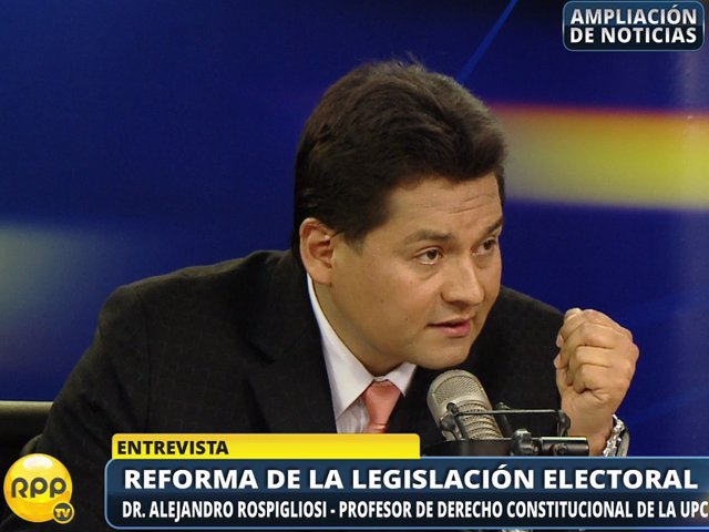 Constitucionalista Alejandro Rospigliosi pide al Estado financiar a ...