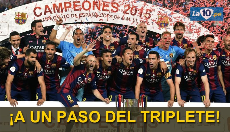 Barcelona se llevó la Copa del Rey y quedó a un paso del 'triplete ...
