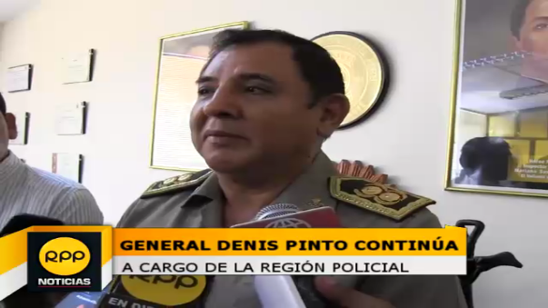 Ratifican al general Dennis Pinto como jefe de la Región Policial Piura ...