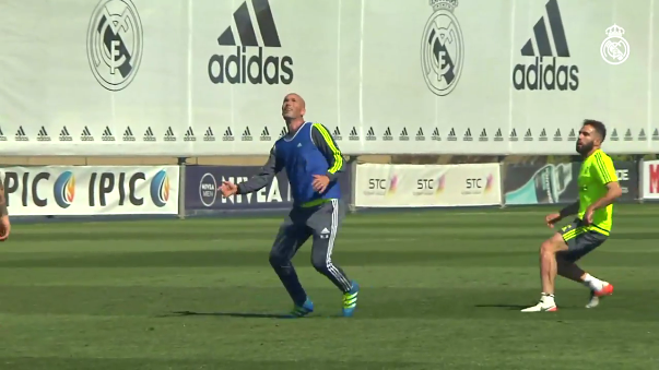 Real Madrid: el insólito control de balón de Zinedine Zidane | RPP Noticias