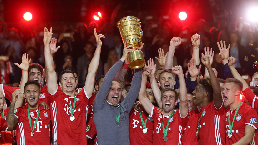 Bayern Munich ganó la Copa Alemana y Pep Guardiola se despidió llorando ...