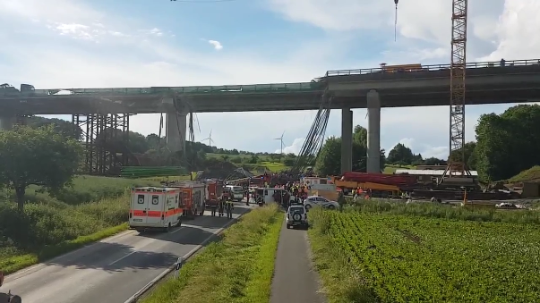 VIDEO. Un puente se derrumbó en Alemania | RPP Noticias
