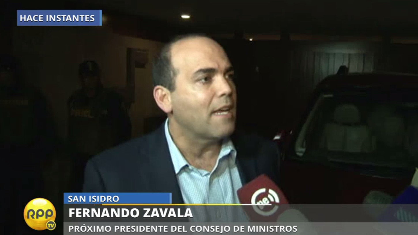 Fernando Zavala: | RPP Noticias