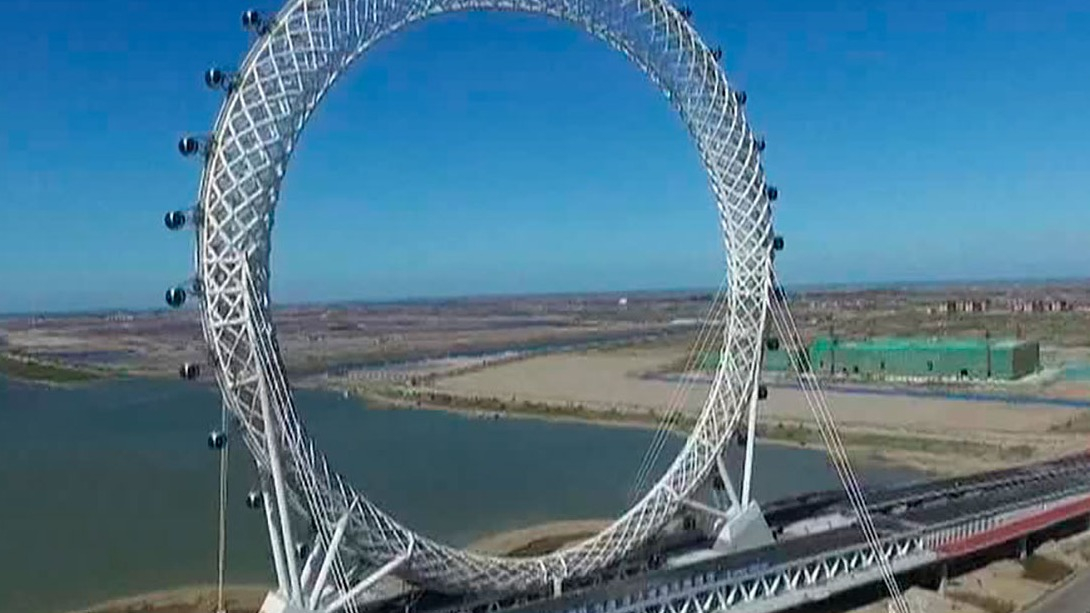 China inaugura la noria sin radios más grande del mundo, de 145 metros ...