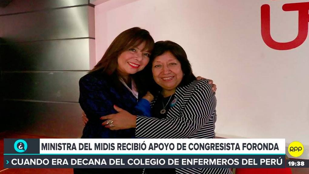 Video | Foronda apoyó a la ministra del Midis cuando era decana del ...